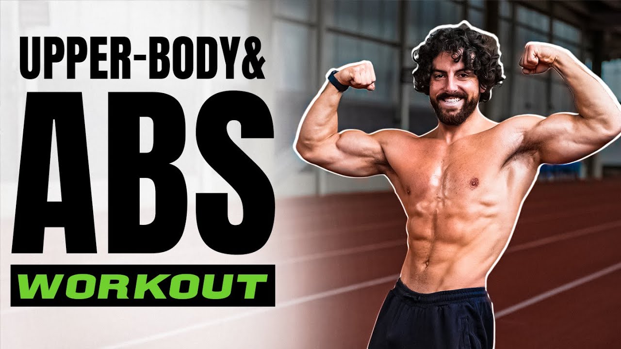 UPPER BODY + 6 PACK ABS WORKOUT | Rowan Row - YouTube