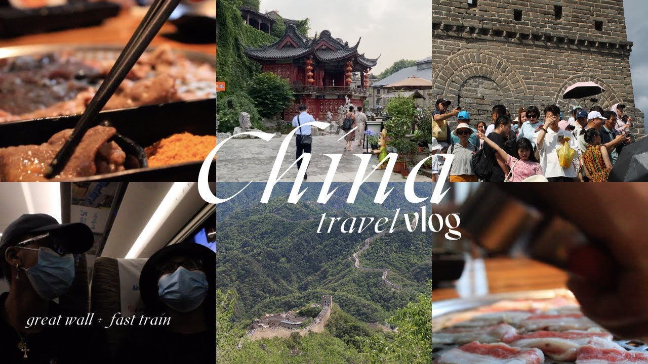 Great Wall of China + fast train to Zhenjiang (tips, skincare, Korean ...