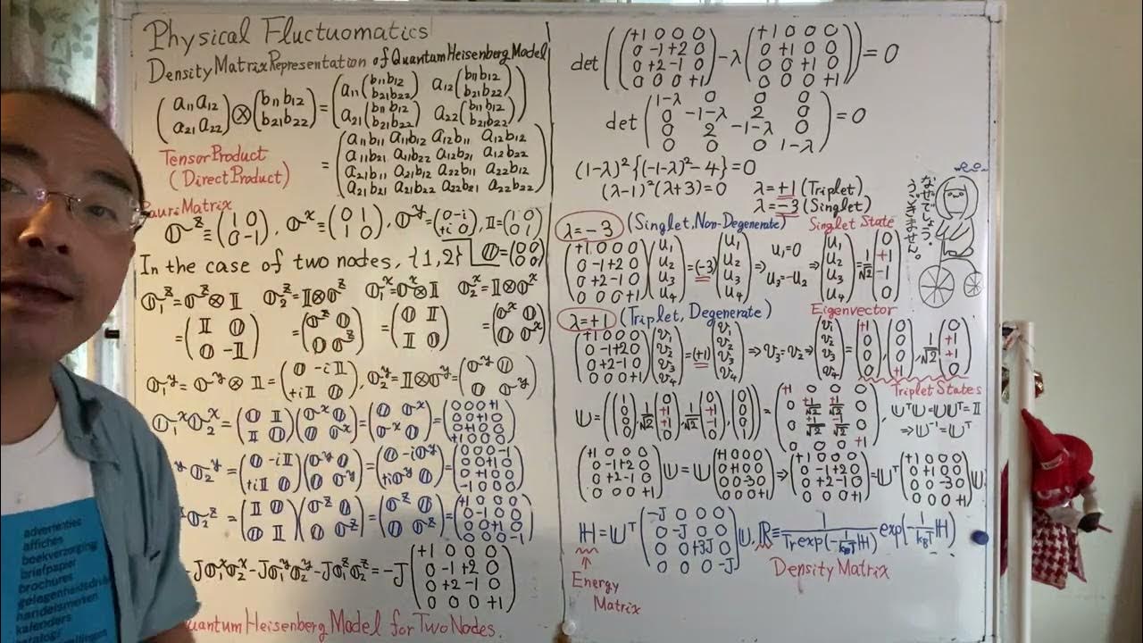 Physical Fluctuomatics Density Matrix Representation For Quantum Heisenberg Model Kazuyuki