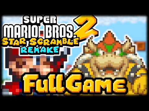 Super Mario Bros Star Scramble 2 Remake Full Game!