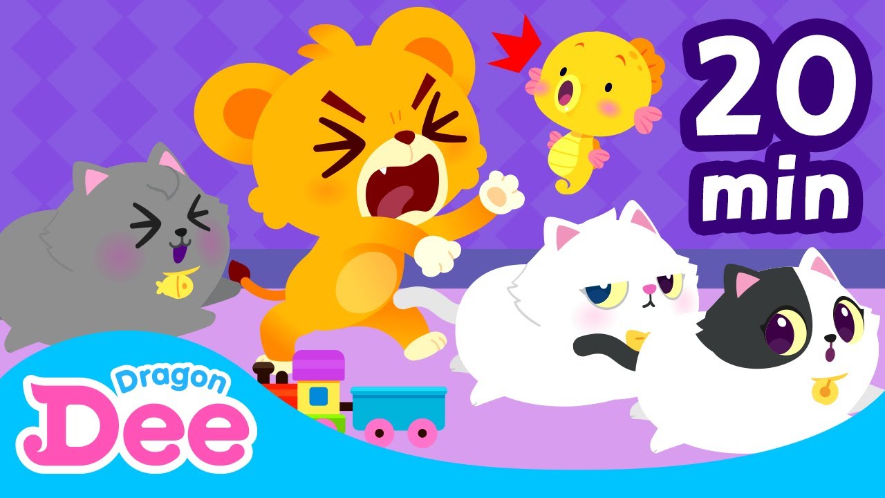 Favorite Baby Animal Songs Compilation | Dragon Dee for Children - YouTube