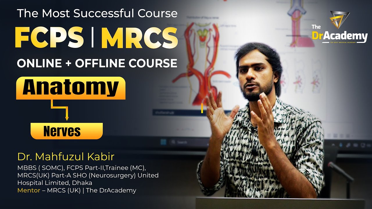 FCPS-1 Surgery /MRCS-A Exam Preparation | Anatomy-Nerves | Best Course ...