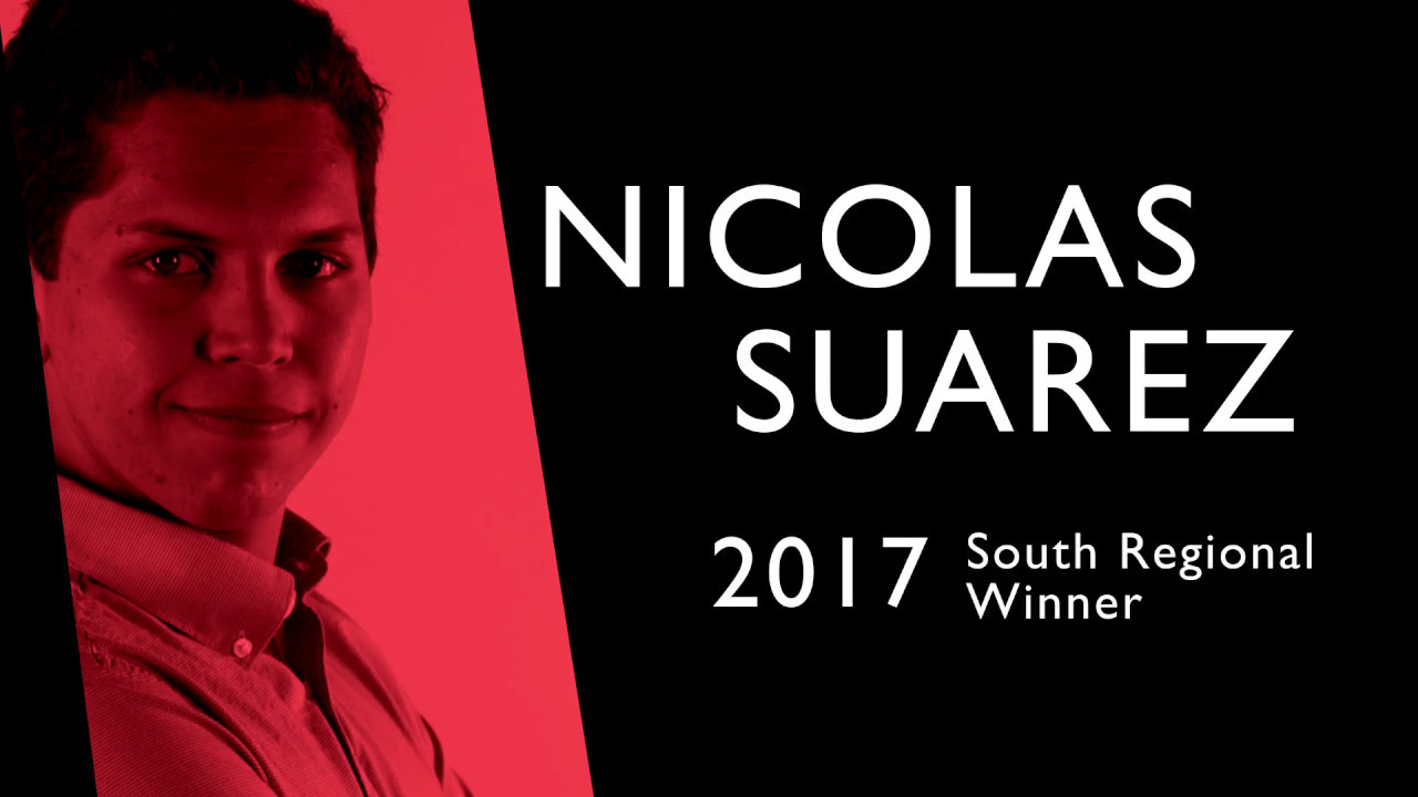 2017 South Region Youth Advocate of the Year: Nicolas Suarez - YouTube