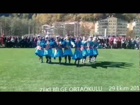 Çaykara Zeki Bilge Ortaokulu 29 Ekim Gösterisi