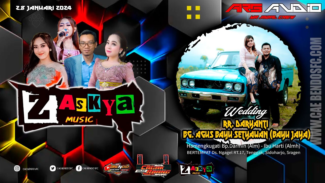 🔴LIVE ZASKYA MUSIC || ARS SOUND SYSTEM ( Cagak Abang Crew || Wedding ...