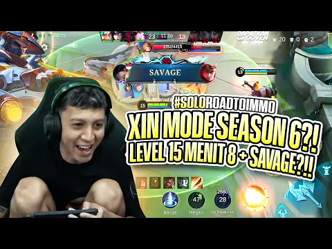 XIN MODE SEASON 6?!LEVEL 15 MENIT 8 + SAVAGE?!! #MLBBIDCreator