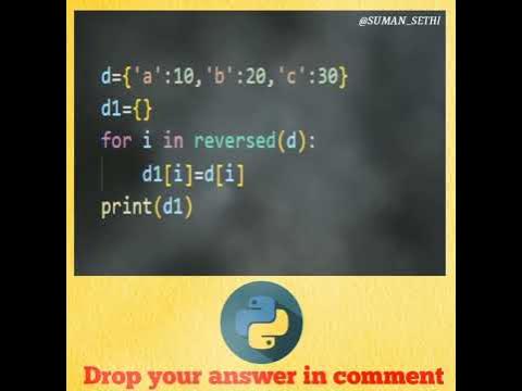 #python #coding #pythontutorial #pythonprogramming #DSA #interview #ytshorts #shorts #viral ...