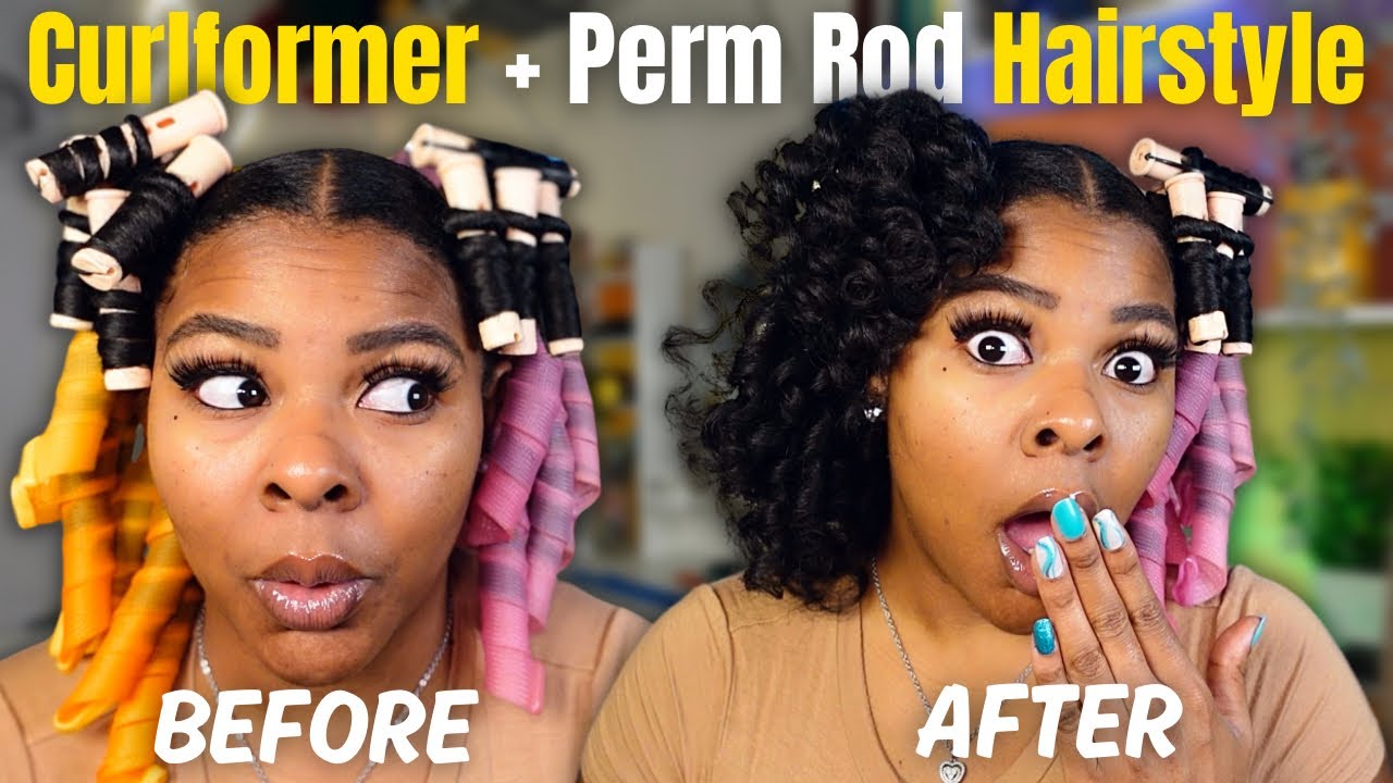 Curlformer Perm Rod Natural Hair Style No Heat Required Detailed