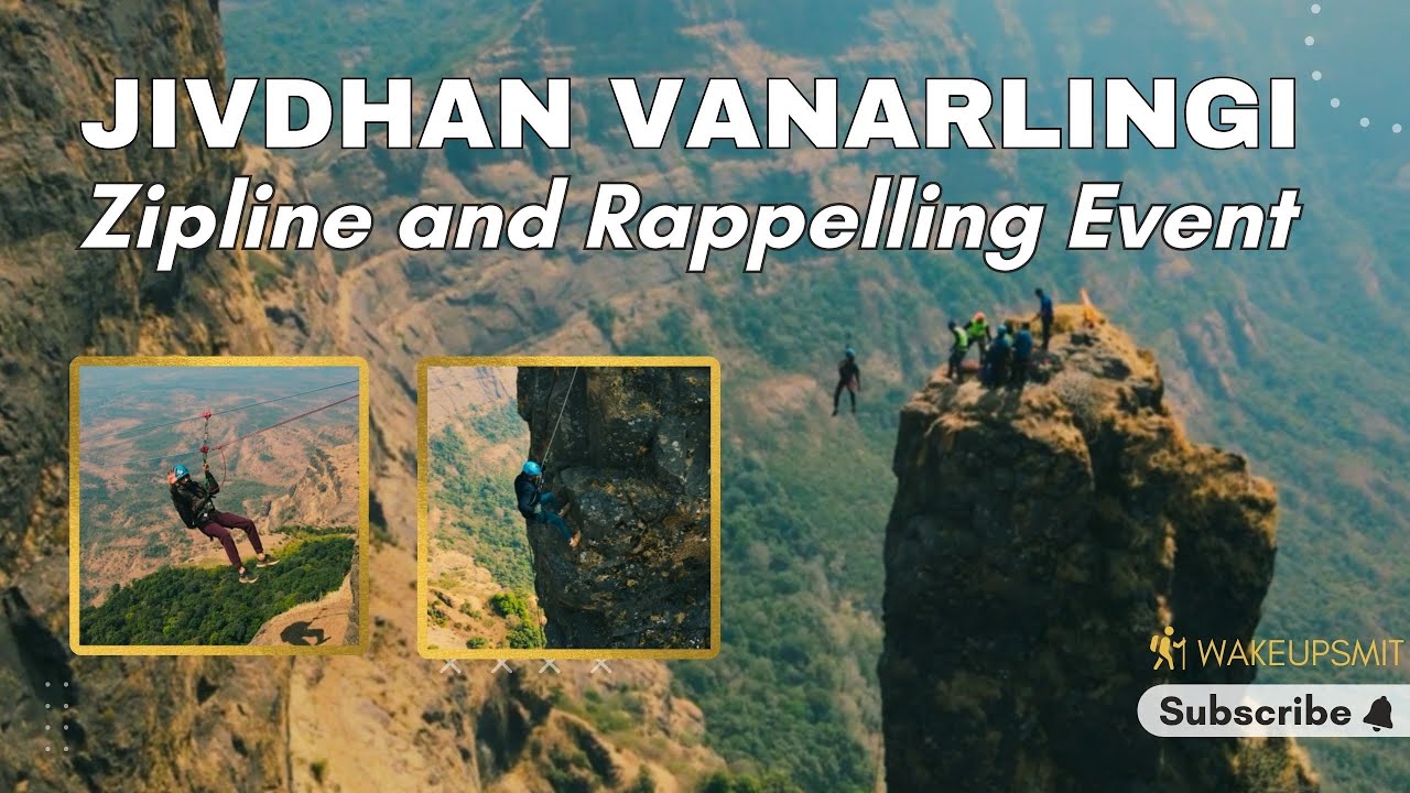 ⛰️🪢⛰️ Jivdhan Vanarlingi Zipline and Rappelling Event | Smit Treks ...
