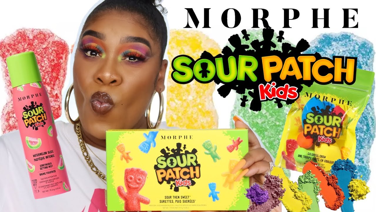 MORPHE X SOURPATCH KIDS collection Review + Tutorial & Swatches # ...