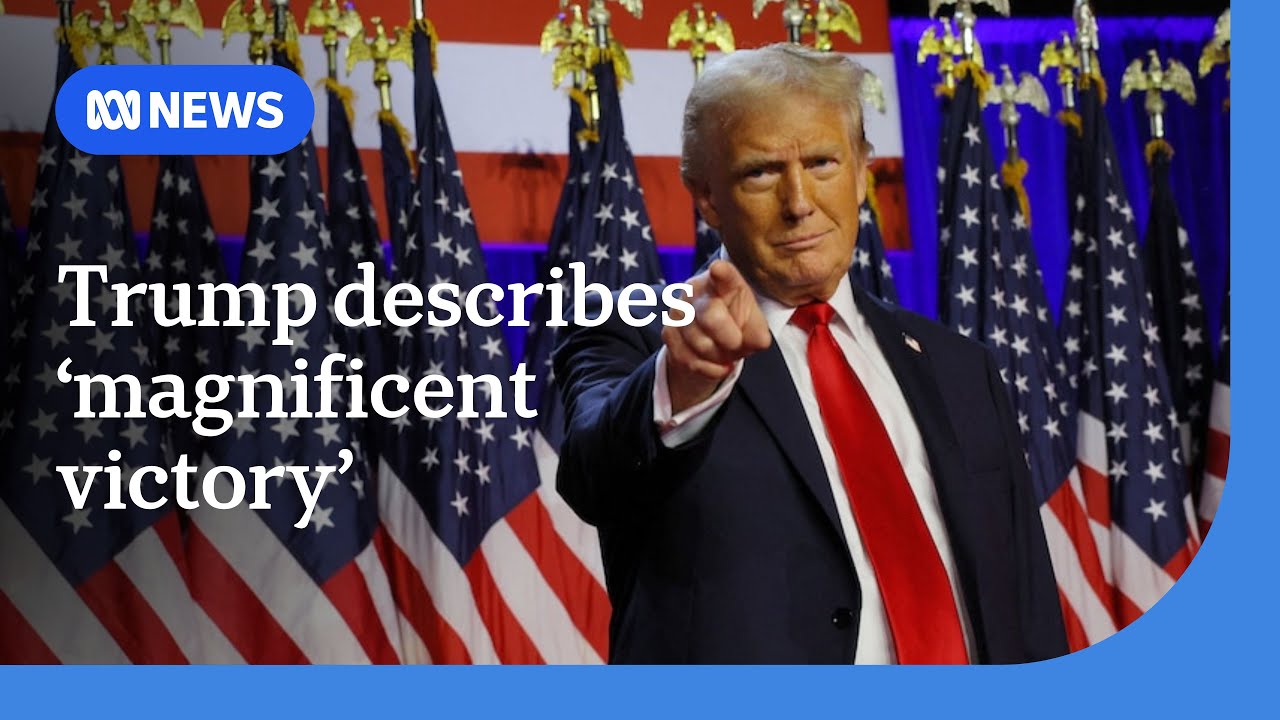 Donald Trump claims US presidential election as count continues | ABC ...