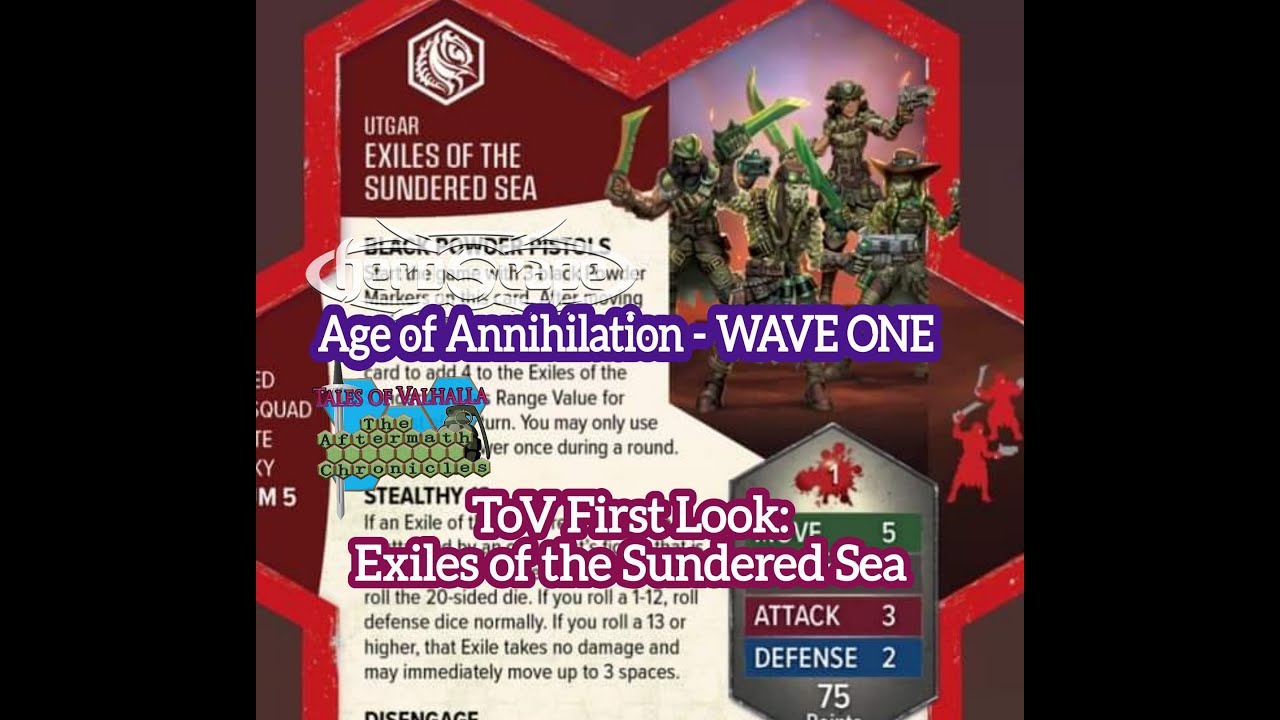 Heroscape Age of Annihilation - Wave 1 - ToV First Look: Exiles of the ...