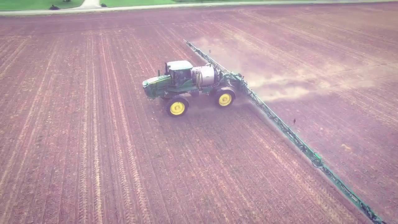 Spraying Pre-Emergence Herbicide - YouTube