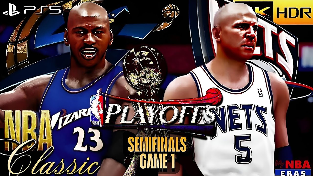 2002-03 NBA Playoffs - Wizards vs. Nets - Semifinals Game 1 HIGHLIGHTS ...