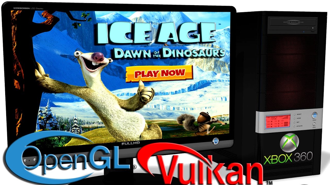 Xenia Xbox 360 Emulator - Ice Age 3 (2009). Ingame. Vulkan/OpenGL. Test ...