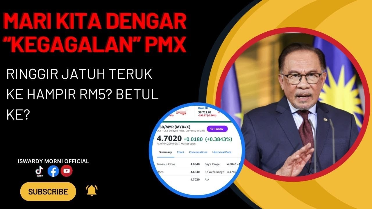 [[LIVE]] 15.3.24 Betulkah PMX Gagal? Ringgit RM4.98 vs US? - YouTube