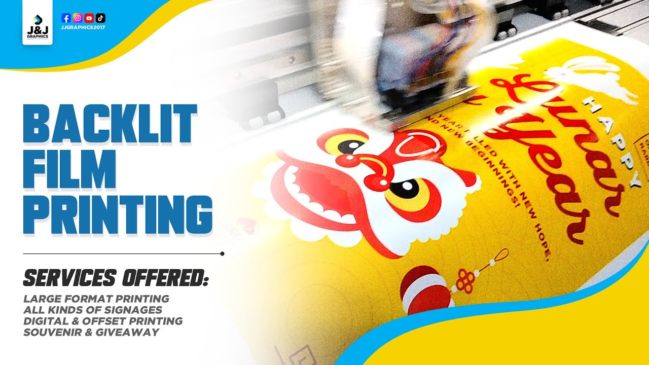Affordable Backlit Film Printing #backlit #printing - YouTube