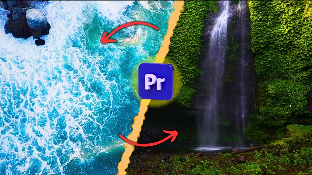 How To SPLIT SCREEN Burning LINE ANIMATION In Premiere Pro - YouTube