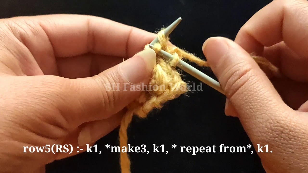 Knit something new/ latest and easy bunai design by SH Fashion World ...