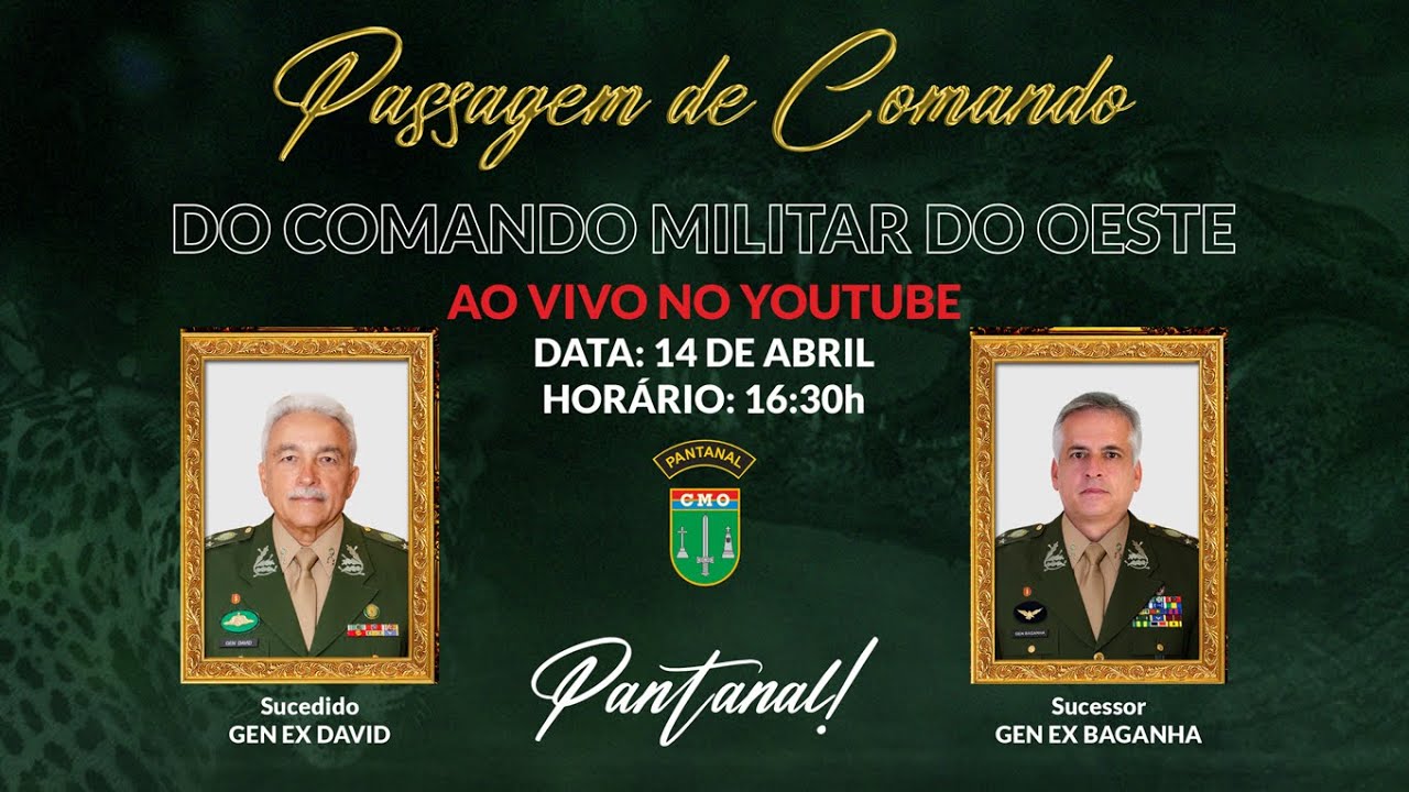 Solenidade de Passagem de Comando do Comando Militar do Oeste - YouTube