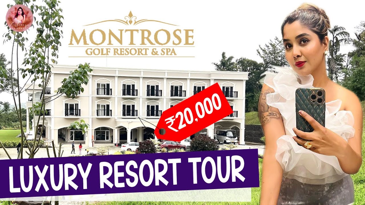 Luxury Resort Tour🏨 | Montrose Golf Resort & Spa | Aishwarya Shindogi ...