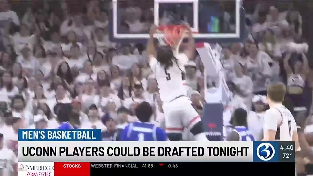 UConn men's basketball prospects ready for 1st night of NBA Draft - YouTube