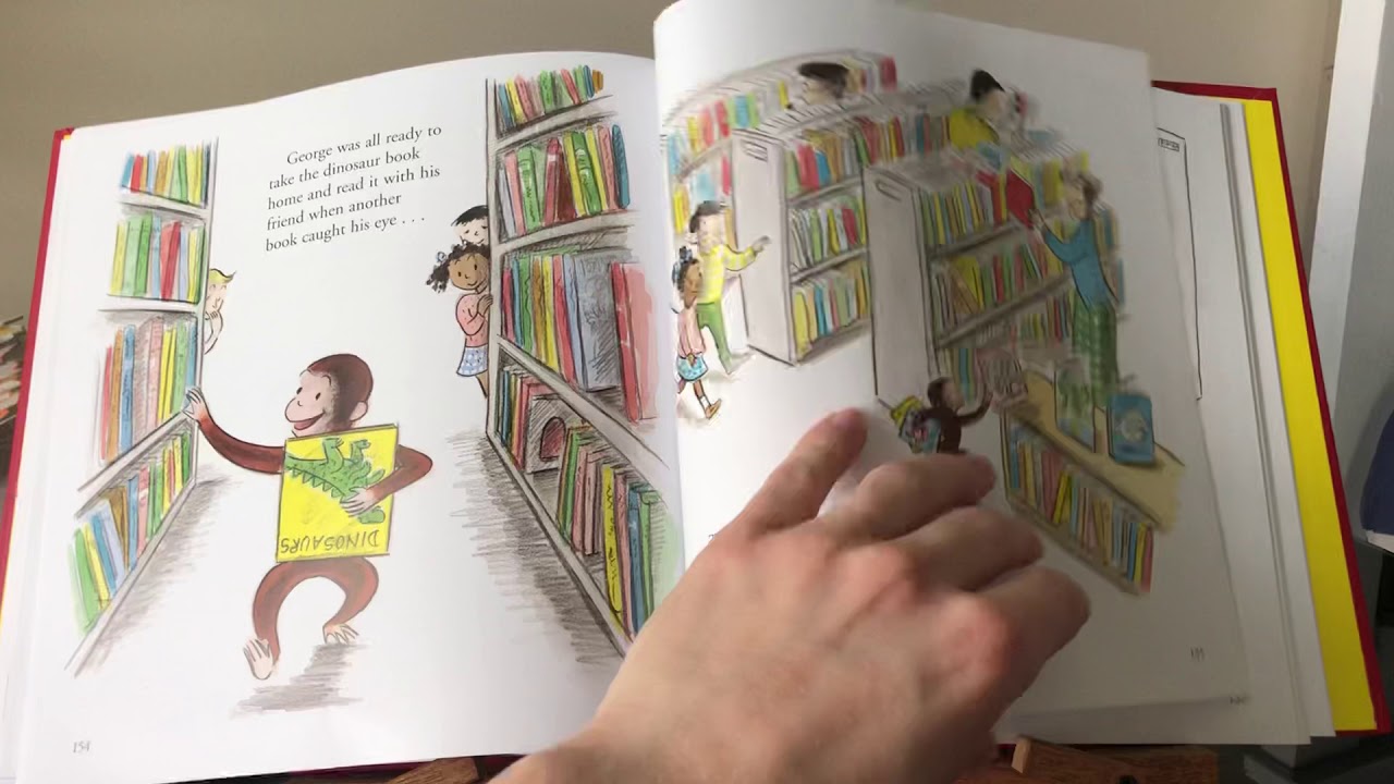 Curious George Visits the Library - YouTube