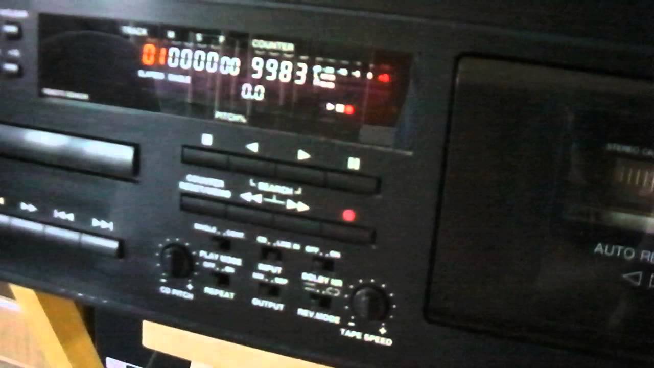 DENON DN-T260 CD player / Cassette Recorder Japanese ! - YouTube