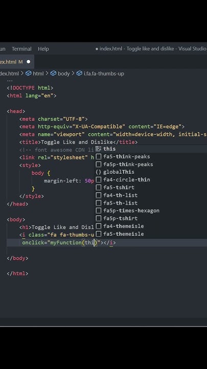 How To Create Toggle Like And Dislike Html Css Like Dislike Toggle Shorts Youtube
