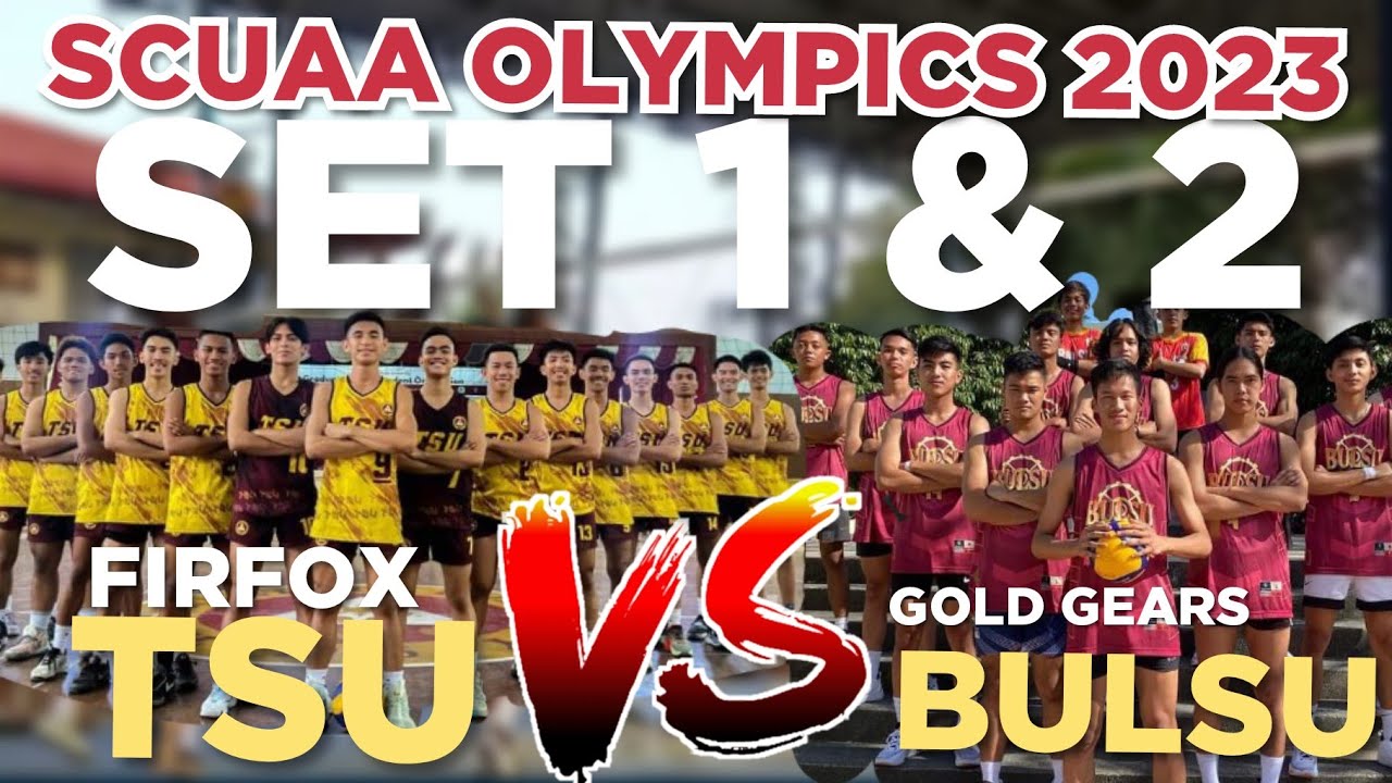 simulan na ANG LABAN SCUAA III OLYMPICS 2023 | TSU FIREFOX VS BULSU ...