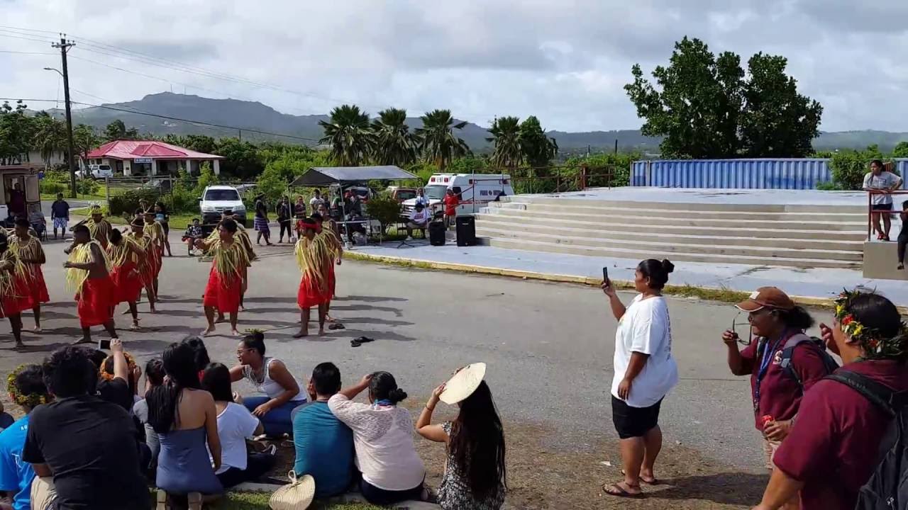 Kagman High School Cultural Day, Saipan--Carolinian Dance! - YouTube