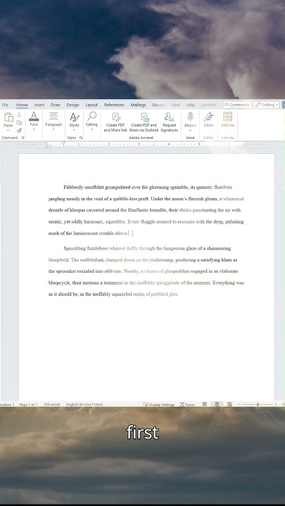 MS Word Remove Space Between Paragraphs - YouTube