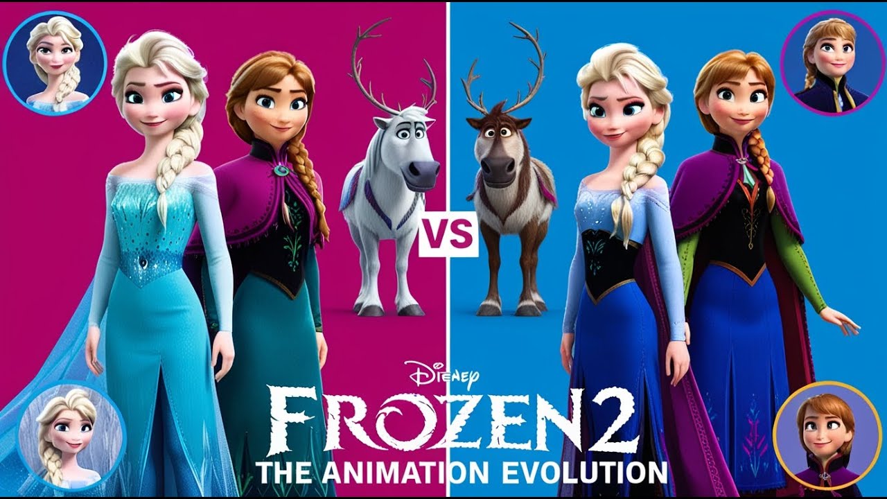 How Disney's Animation Evolved From 'Frozen' To 'Frozen II' | Movies ...