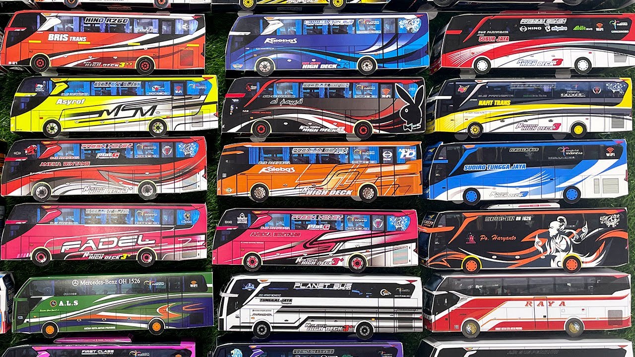 Bus Telolet, Bus Harapan Jaya, Bus Bris Trans, Bus Asyrof, Bus Aneka ...