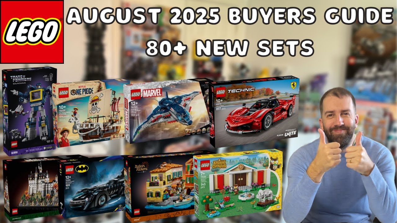 Every New LEGO Set Releasing August 2025 - 80+ New Sets - YouTube