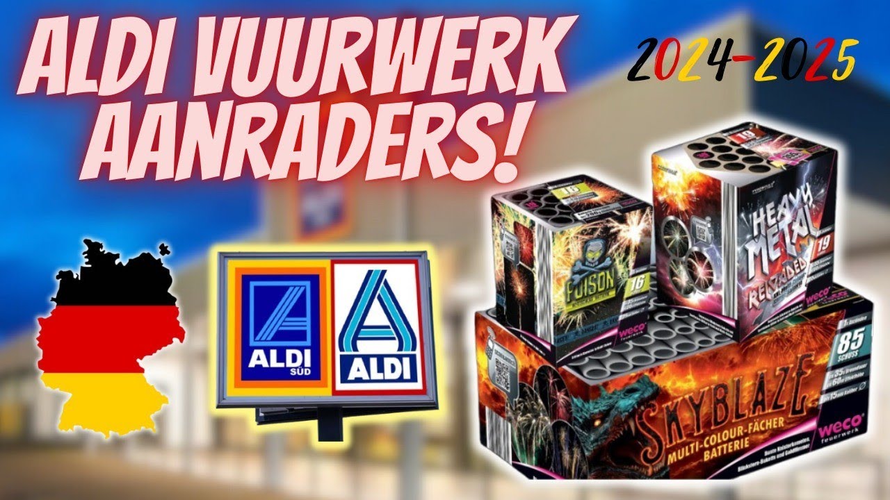 Het BESTE VUURWERK van Aldi Nord & Süd in DUITSLAND | Top Picks 2024 ...
