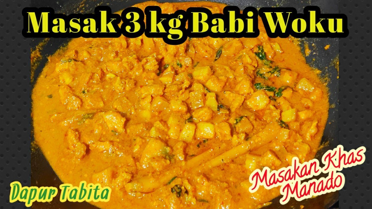 Resep masak 3 kg Babi Woku 🐷 khas Manado ~ 28 - YouTube