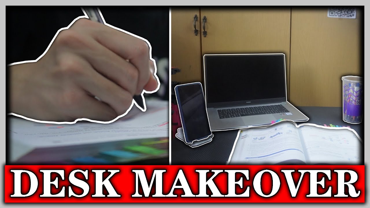 SPM最后一个月，为了专心只能换个房间读书了。UNAESTHETIC DESK MAKEOVER 【小方块】 - YouTube