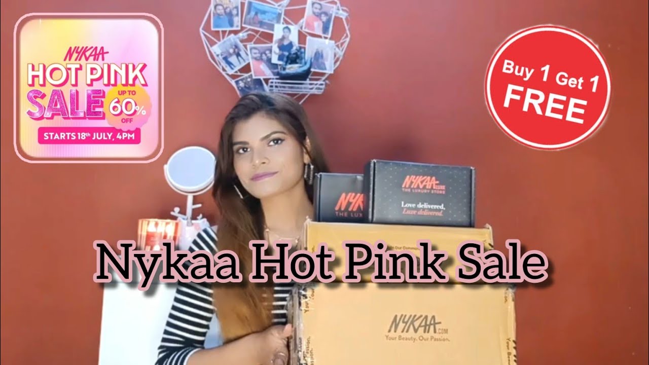 Nykaa Hot Pink Sale | Huge Nykaa Hot Pink Sale Haul | Huge Nykaa Sale ...