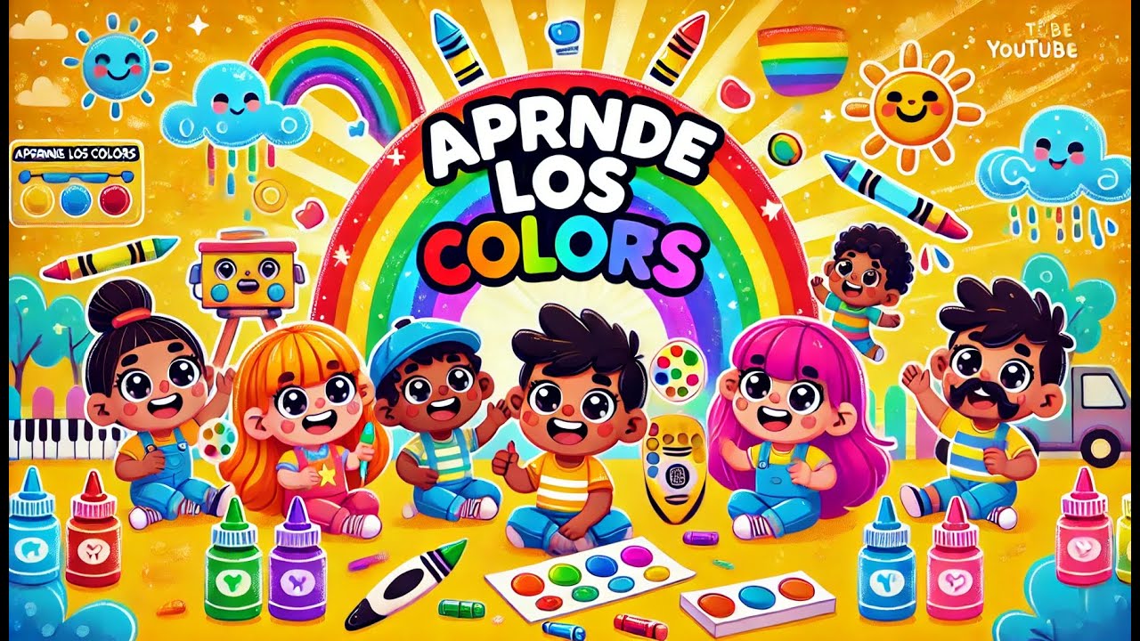 🌈 Aprende los Colores con Canciones y Juegos 3 | Video Educativo para ...