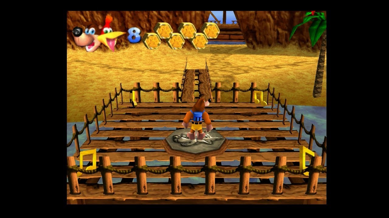 Nintendo 64 - Banjo Kazooie - Walkthrough Part 2/10 - Treasure Trove ...