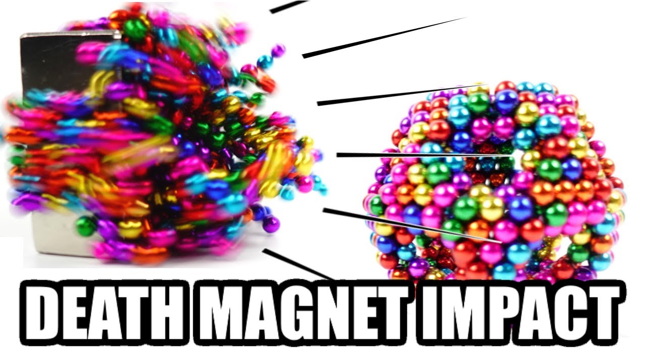 Death Magnet Impacts in Slow motion - YouTube