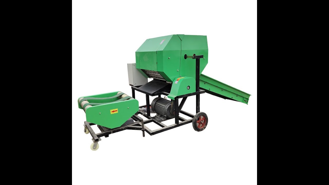 video of full aotomatic baling machine with diesel engine - YouTube