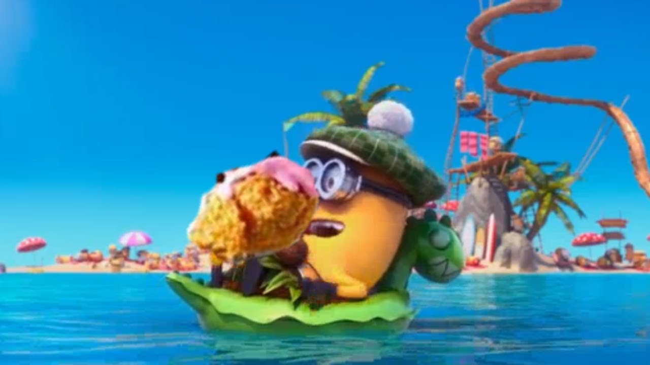 Minion eats pink sauce - YouTube