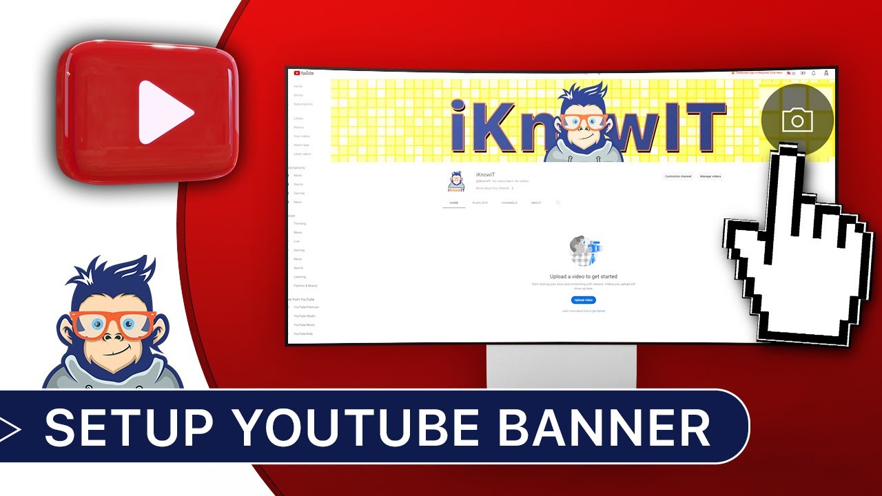 How To Setup Youtube Logo - Setup Profile Picture - YouTube
