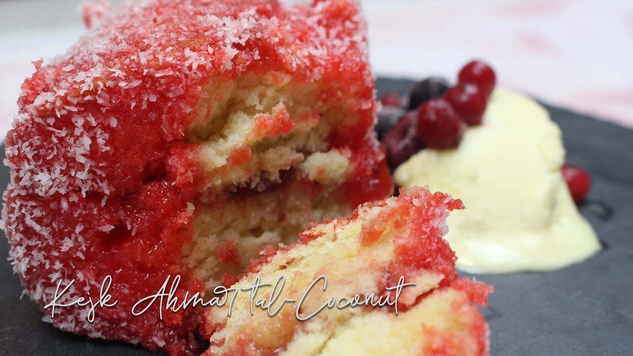 Kejk Aħmar tal-Coconut - Red Coconut Cake - YouTube