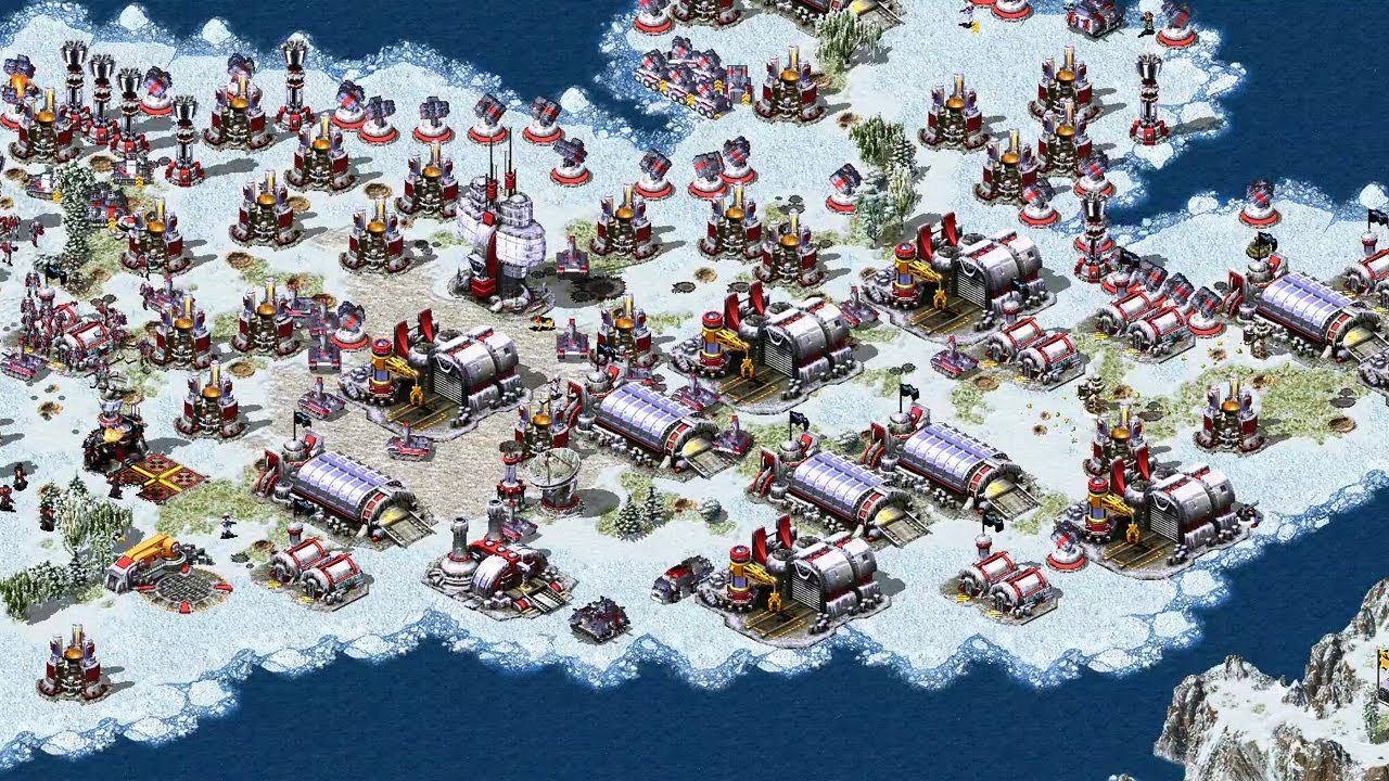 REd Alert 2 -- Divide An ConQuer -- Brutal Ai - YouTube