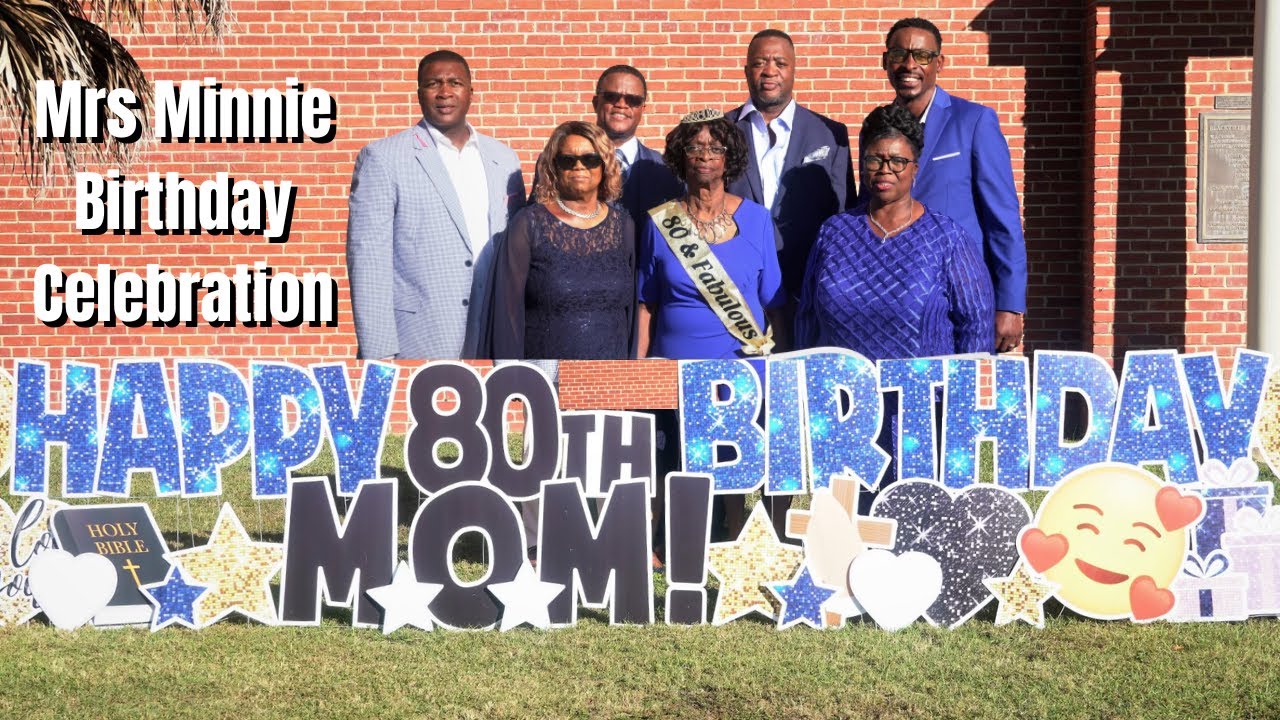 Mrs. Minnie 80th Birthday Celebration - YouTube