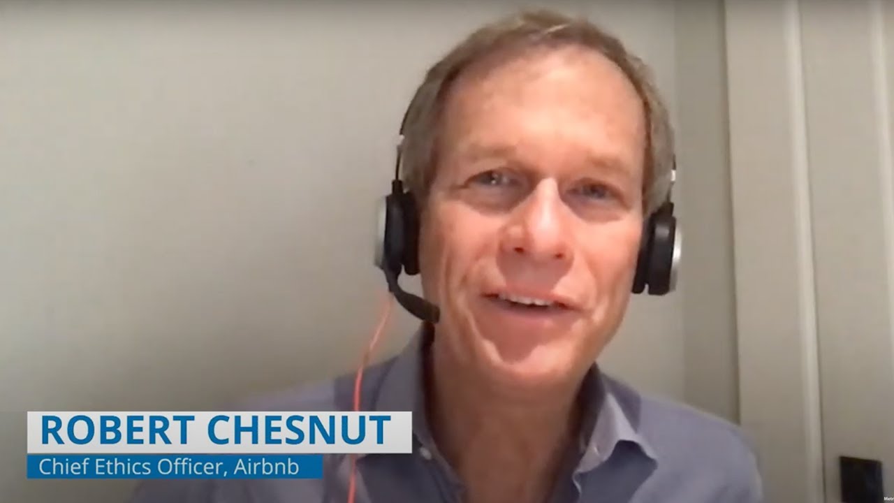 Robert Chesnut, Chief Ethics Officer, Airbnb - YouTube