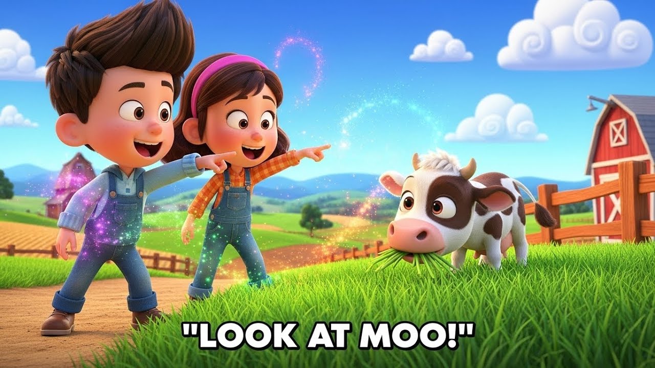 Baby Cow Say Moo Moo Moo | Fun Animal Song for Kids | Toddler Sing ...
